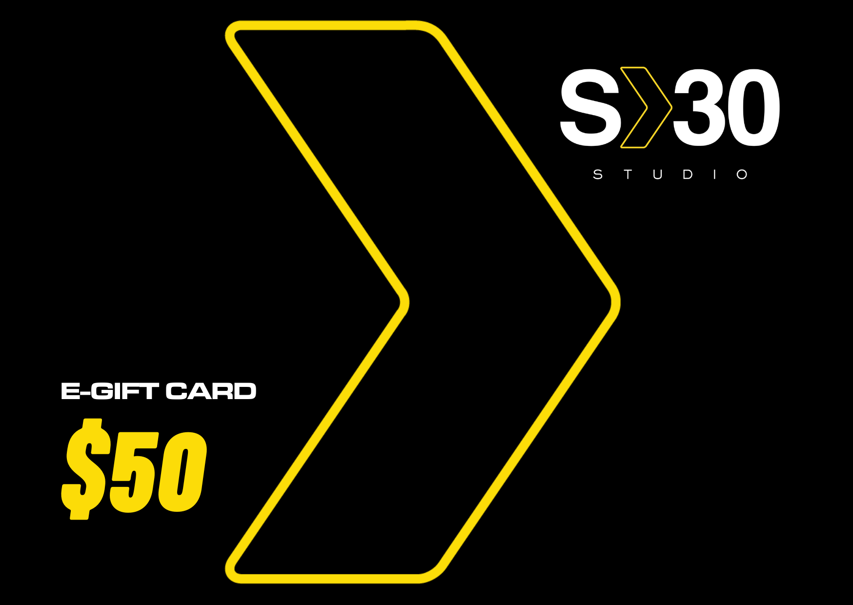S30 Studio Gift Card